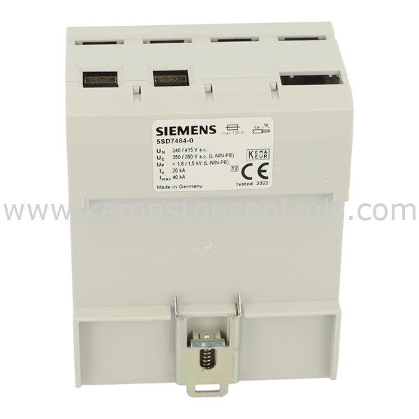 Siemens 5SD7464-0 SIEMENS SURGE ARRESTER TYPE 2, 4 POLE, 3+1 CIRCUIT ...