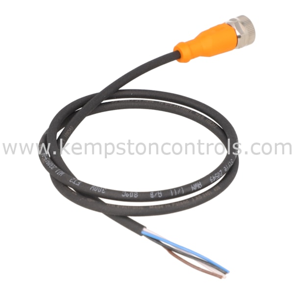 IFM EVC601 IFM CONNECTING CABLE WITH SOCKET, M12 STRAIGHT, 4A, 250VAC, 300VDC, PROTECTION CLASS ...