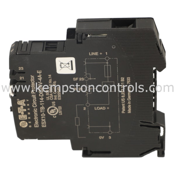 E-T-A Engineering Technology ESX10-TB-114-DC24V-4A E-T-A ELECTRONIC ...