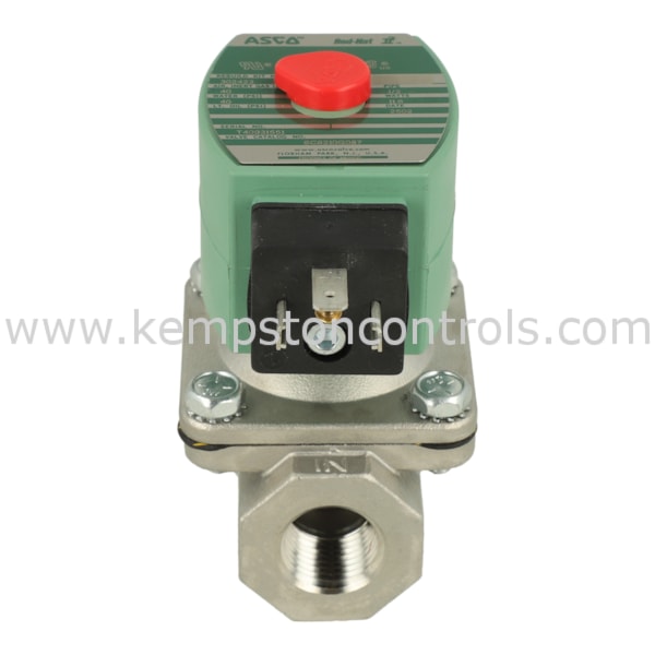 Emerson Asco SC8210G087.24/DC ASCO SOLENOID VALVE, 2 WAY, 2/2 NORMALLY ...