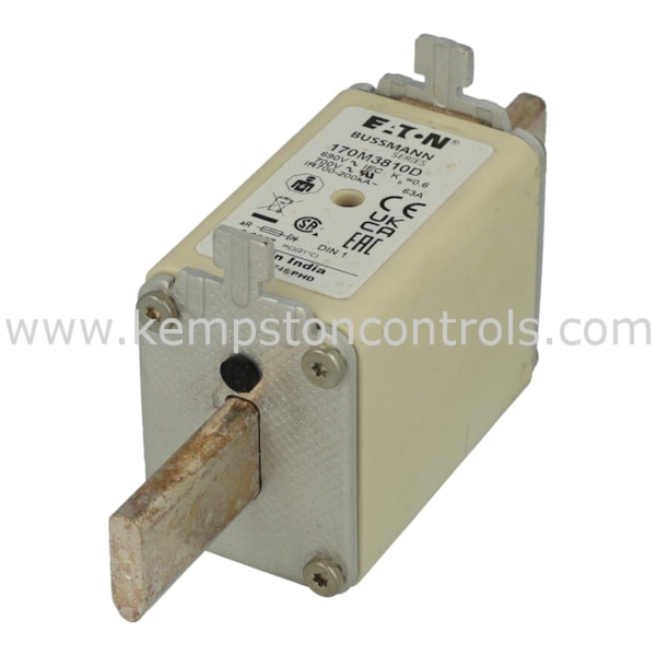 Bussmann 170M3810D BUSSMANN SQUARE-BODY FUSE 63A 690V/700V DIN 1* | Kempston Controls