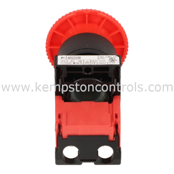 Fuji AR22V0R-01R FUJI PUSHBUTTON EM-STOP PUSH-LOCK, TURN-RESET (SOFT TOUCH 40MM DIA WHITE ARROW ...