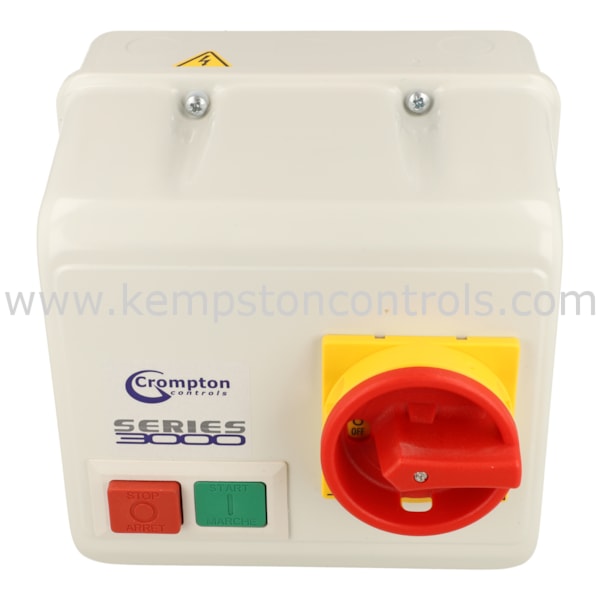 Crompton Controls 3DL1EJI CROMPTON CONTROLS DOL STARTER 5.5KW 5.5-8.0A OVERLOAD FITTED 380/400V ...