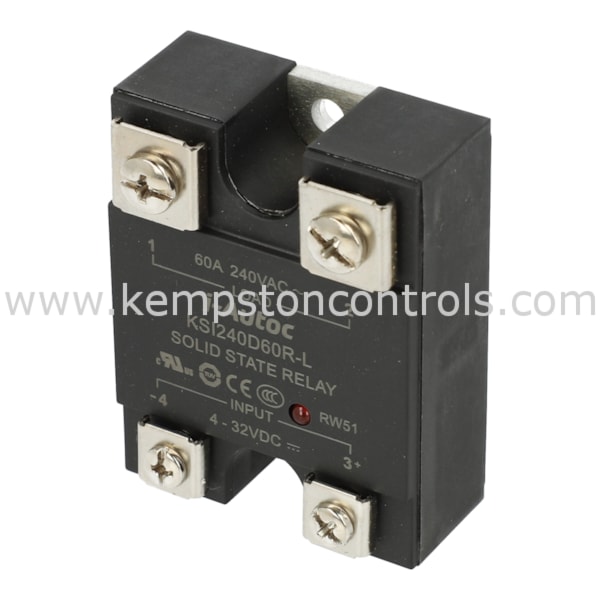 Kudom KSI240D60R-L KUDOM 60A 4-32VDC RANDOM TURN ON SSR | Kempston Controls