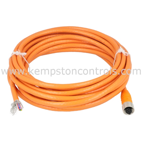 Euchner 077751 EUCHNER CONNECTOR CABLE, M12 FEMALE STRAIGHT, 8 PIN, 5M ...