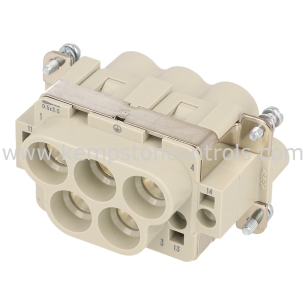 HARTING 09380082601 HARTING HEAVY DUTY POWER CONNECTORS, MALE INSERT ...