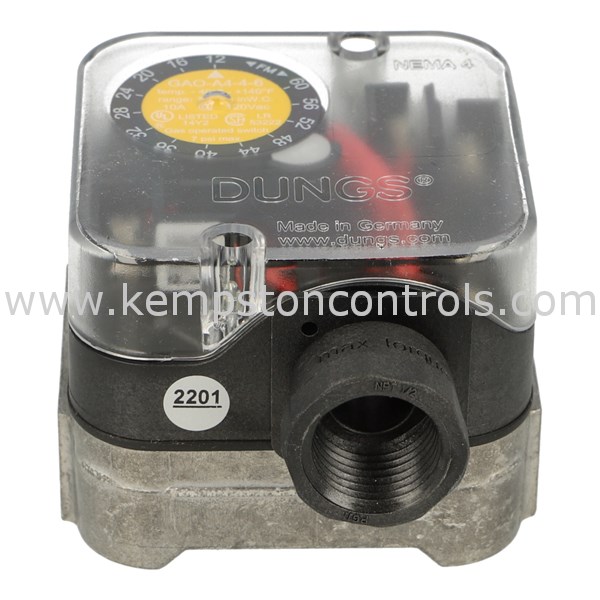 Dungs GAO-A4-4-6 DUNGS PRESSURE SWITCH, 12-60 W.C SETTING RANGE, =1.2 ...