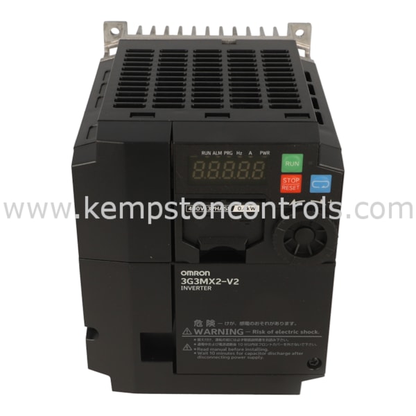 Omron 3G3MX2-A4004-EV2 OMRON MX2-EV2 INVERTER DRIVE, 0.4/0.75KW (ND/LD ...