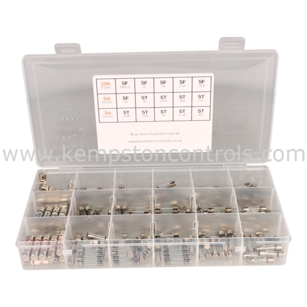 Panel Essentials FUSE KIT FUSE BOX CONTRACTOR PACK 180PCS 5X20 FAST ...