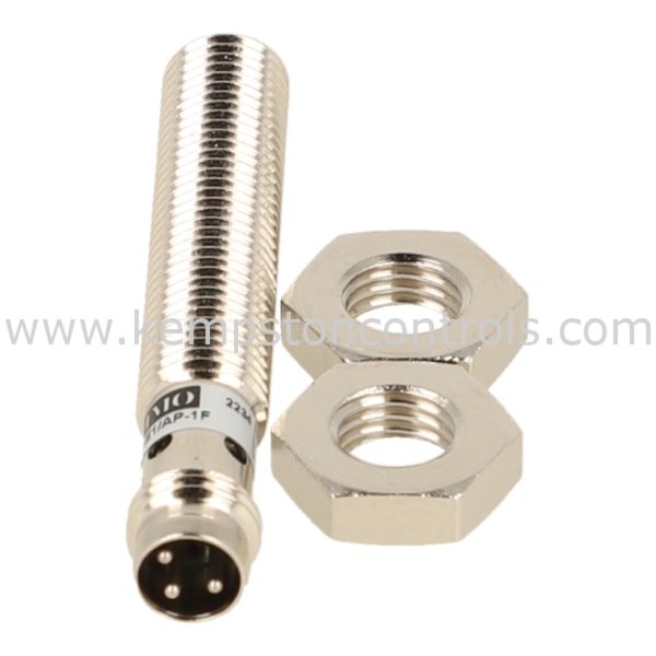 IMO AE1/AP-1F IMO INDUCTIVE PROXIMITY SWITCH M8, SHIELDED, M8 PLUG, DC NO PNP, SN=1.6MM, NICKEL ...