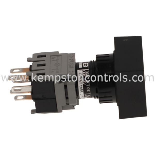 Fuji AH165-2SFLW11E3 FUJI, PUSHBUTTON, WHITE, ILLUMINATED,FLUSH SQUARE ...