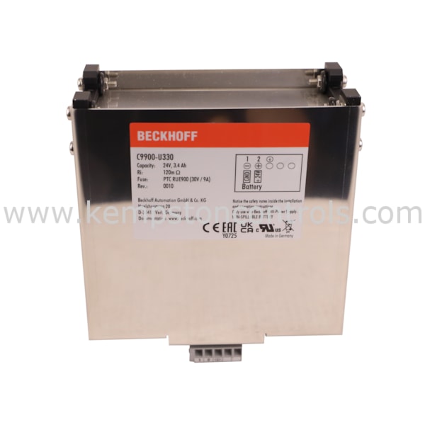 Beckhoff C9900-U330 BECKHOFF BATTERY PACK FOR PCS, 24V, 3.4AH, 9 A, TWO 12V BATTERIES IN SERIES ...