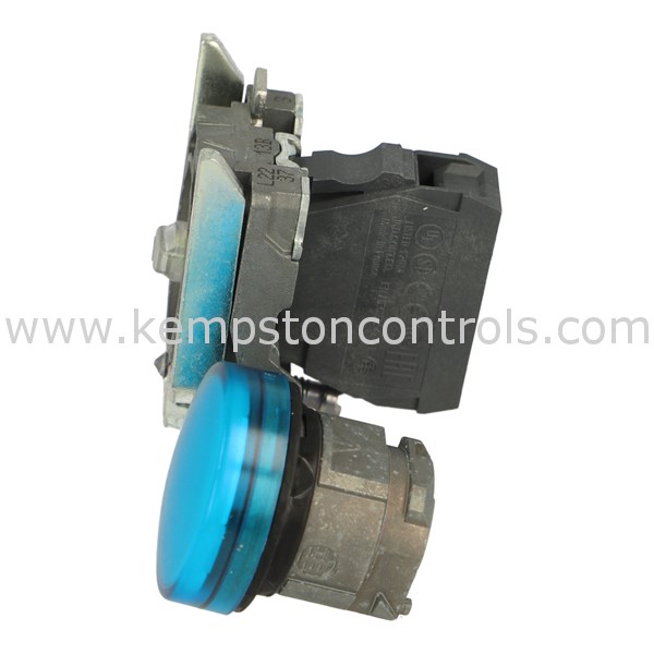 Schneider XB4BVB6 SCHNEIDER PILOTLIGHT 24V BLUE LED | Kempston Controls