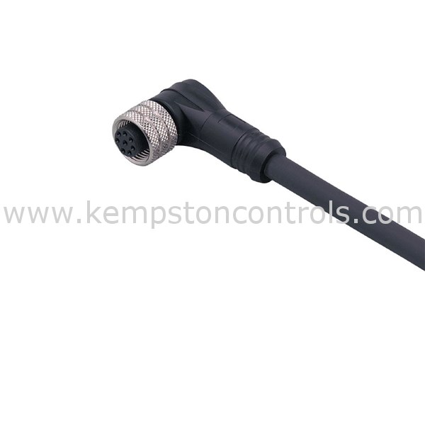 IFM E12238 IFM CONNECTING CABLE WITH SOCKET, 25M, PUR, BLACK, 30 V AC ...