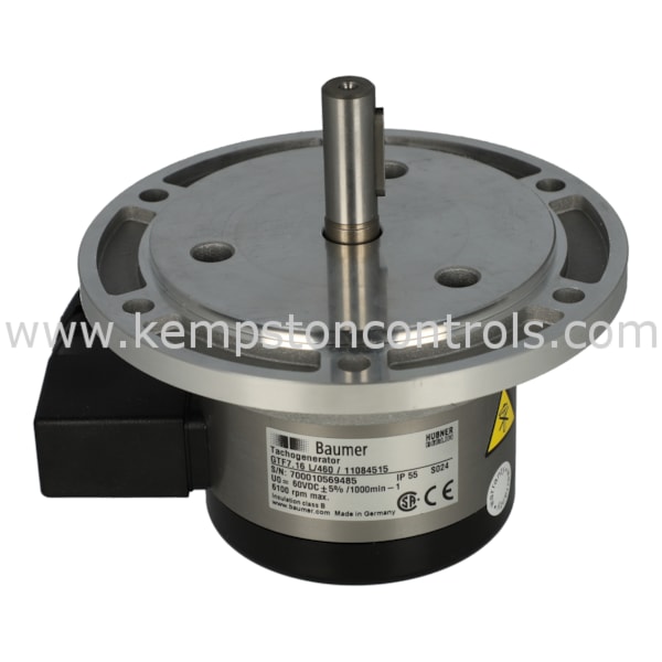 Baumer Hubner GTF7.16L/460 BAUMER HUBNER TACHOGENERATOR, SOLID SHAFT ...