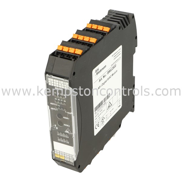 BIHL + WIEDEMANN BWU2800 BIHL + WIEDEMANN AS-I DIGITAL I/O MODULE IN IP20, 22,5 MM X 114 MM ...