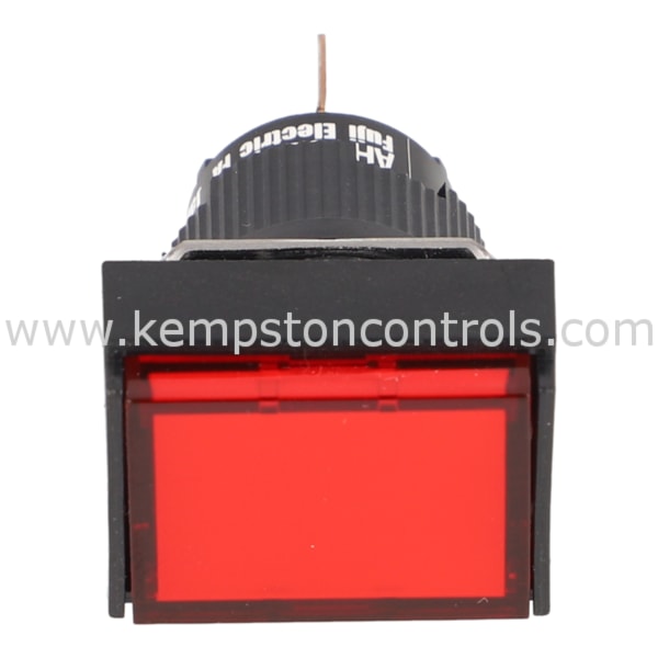 Fuji AH165-ZTRE3 FUJI PILOT LIGHT FLUSH RECTANGULAR, RED, 24VDC LED ...