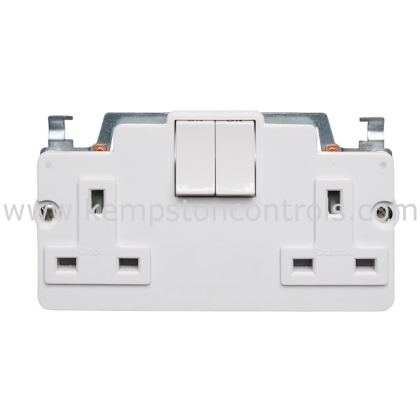 Crabtree 4316/1D CRABTREE 2 GANG DOUBLE POLE SWITCHED SOCKET INTERIOR ...