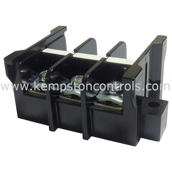 Fuji AYBN063-1 TERMINAL BLOCK 3 POLE 60 AMP WITH SPRING WASHER ...