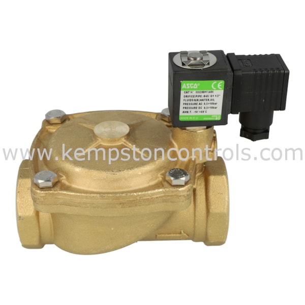 Emerson Asco SCG238E017.24/DC ASCO NUMATICS SOLENOID VALVE, 2/2NC, G1 1 ...