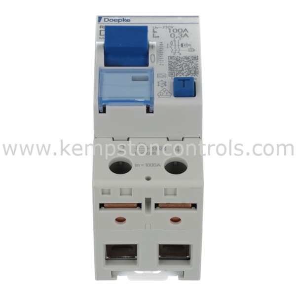 Doepke 100-2/0.30.DFS2-A DOEPKE RCCB 2 POLE 2 MODULE 100A 300MA TYPE A ...