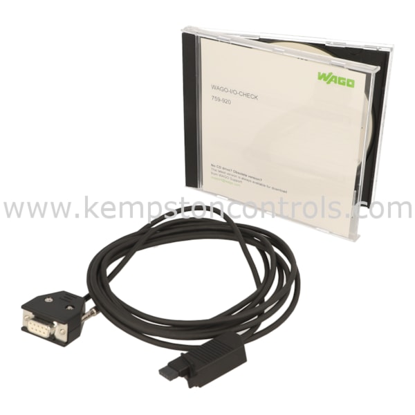 WAGO 759-302 WAGO I/O-CHECK, RS-232 KIT, CD ROM, WINDOWS 7, 10 ...