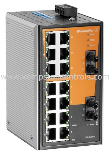 Weidmuller 1286620000 WEIDMULLER NETWORK SWITCH,UNMANAGED IE-SW-VL16T ...