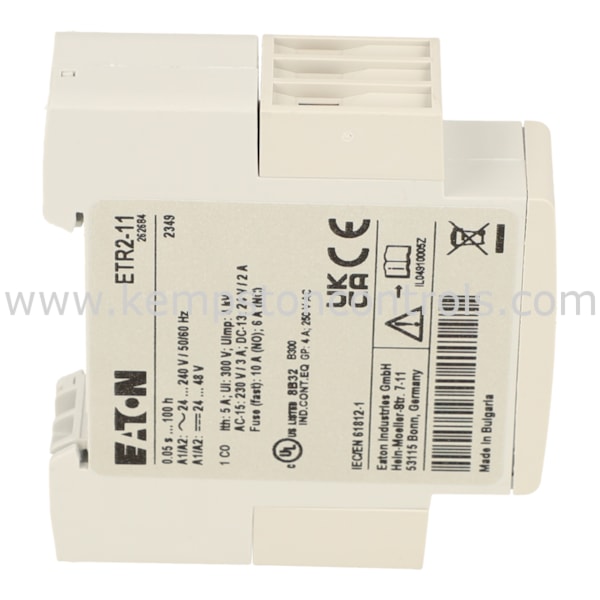 Moeller ETR2-11 TIMER, ON-DELAYED, 24-240V AC/DC | Kempston Controls