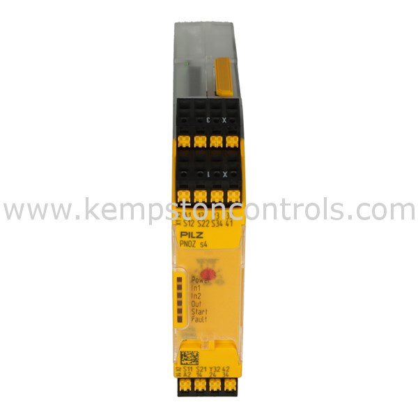 Pilz PNOZ s4 C 48-240VACDC 3 n/o 1 n/c PILZ SAFETY RELAY, 1/2 CHANNEL ...