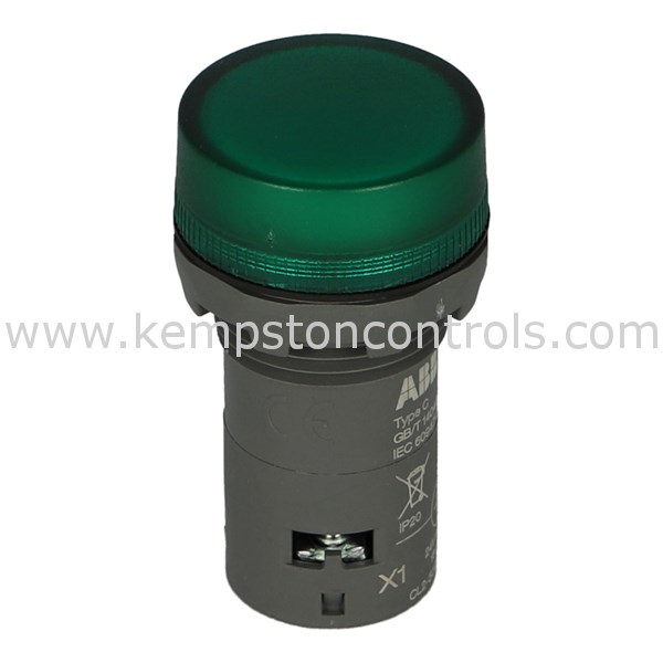 ABB 1SFA619403R5022 ABB COMPACT PILOT LIGHT, GREEN, LED, CL2-502G,24V AC/DC | Kempston Controls