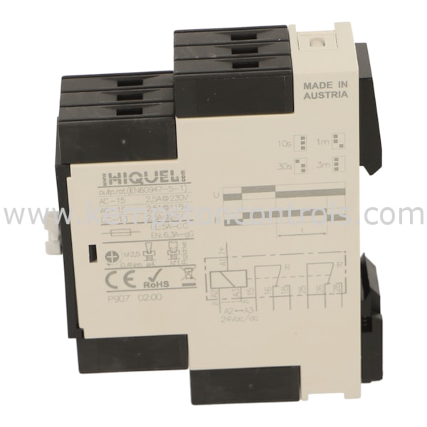 HIQUEL TA01 TRUE OFF-DELAY MULTI-RANGE TIMER. DPCO 230VAC&24VADC | Kempston Controls