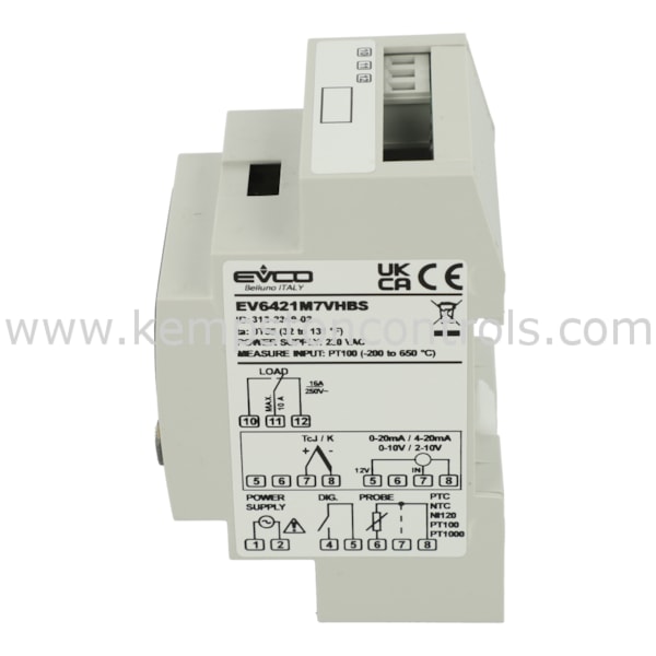 Every Control EV6421M7VHBS EVERY CONTROL, 230VAC DIN-MOUNT TEMPERATURE REGULATOR | Kempston Controls