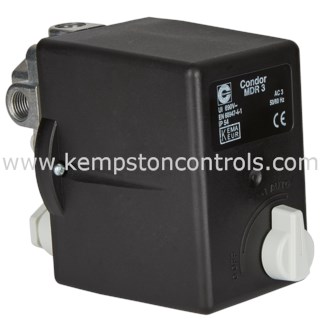Condor S-9063069 CONDOR PRESSURE SWITCH, 3-PHASE, 3 POLE, 1 WAY, 1/4 ...