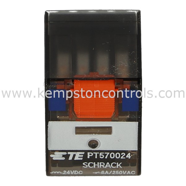 Schrack PT570024 SCHRACK 4POLE 24VDC 14PIN RELAY | Kempston Controls