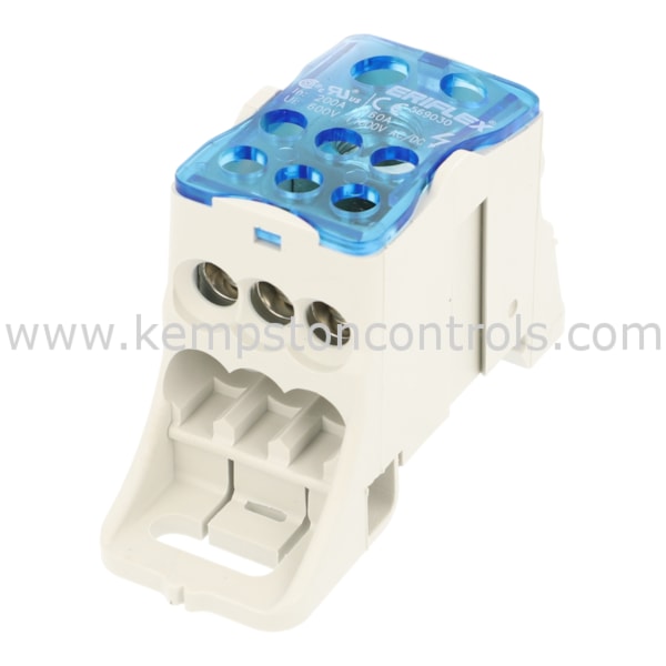 Erico 569030 ERICO 160A SINGLE POLE DISTRIBUTION BLOCK IP20 | Kempston ...