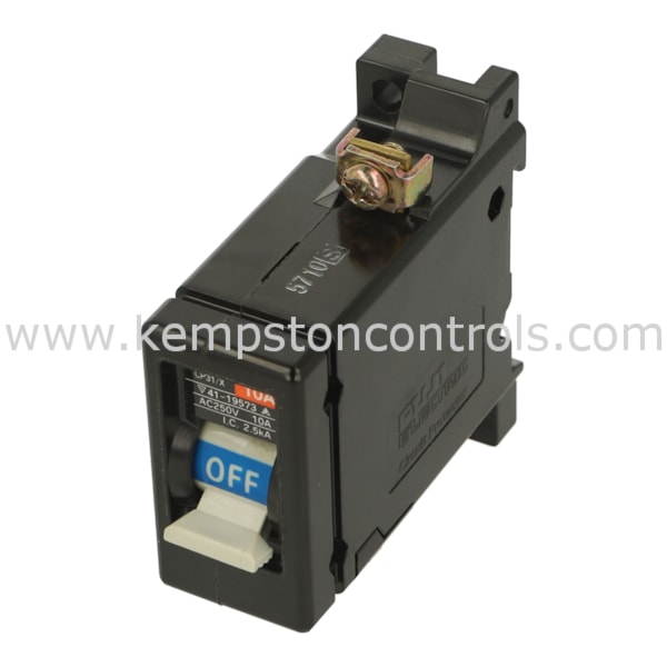 Fuji CP31/10X FUJI CIRCUIT PROTECTOR, 1 POLE, 10 AMP, RAIL MOUNTING | Kempston Controls