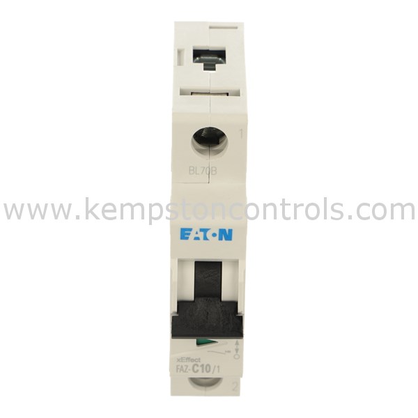 Eaton Moeller FAZ-C10/1 MOELLER MCB, 10A, C-TYPE, SP, 15KA | Kempston Controls