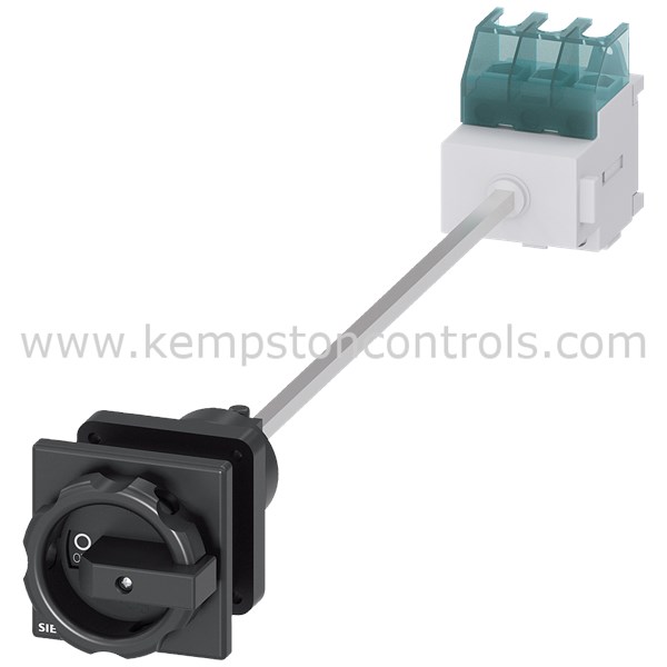 Siemens 3LD2144-0TK51 SIEMENS MAIN SWITCH 3P BLK ROT 25A DINRL BASE ...