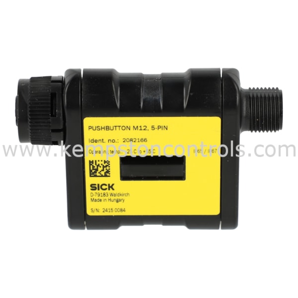 Sick 2082166 SICK PUSHBUTTON - THE 5-PIN M12 BUTTON MAKES IT POSSIBLE ...