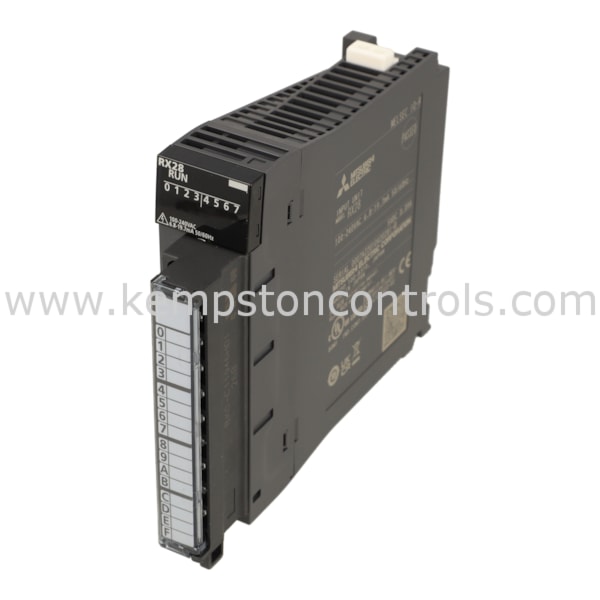 MITSUBISHI RX28 MITSUBISHI 8 POINT, AC INPUT MODULE (SCREW TERMINAL ...
