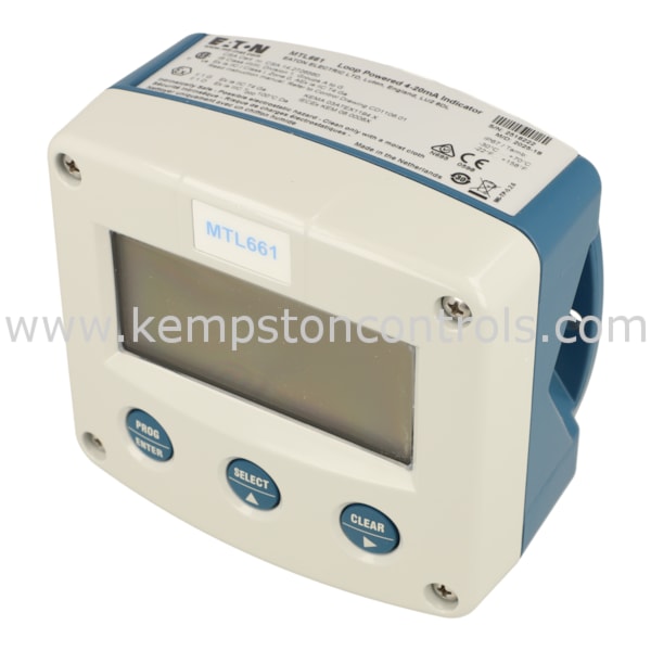 Eaton MTL MTL661 EATON MTL IS, LOOP POWERED INDICATOR, FIELD TYPE, NO ...