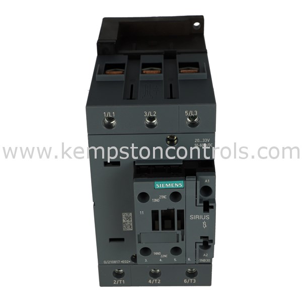 Siemens 3RT2045-1NB30 SIEMENS CONTACTOR AC3 80A 37KW/400V 1NO+1NC 20 ...
