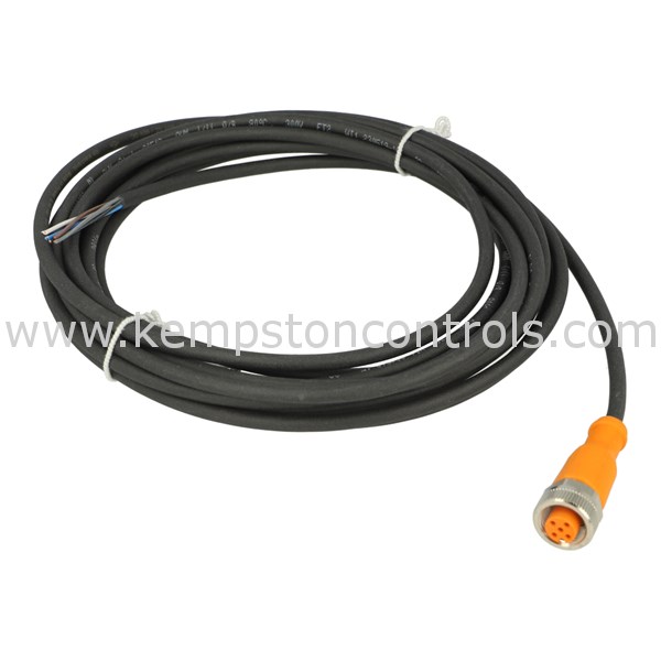 IFM EVC071 IFM CONNECTING CABLE WITH SOCKET, M12X1, STRAIGHT, A CODED | Kempston Controls