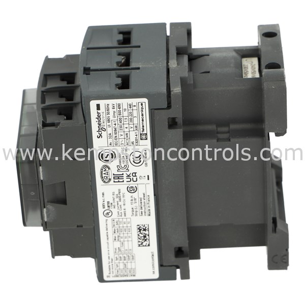 Schneider LC1D18U7 SCHNEIDER CONTACTOR, 3P, 18A (AC-3 AT 440V), 240V 50 ...