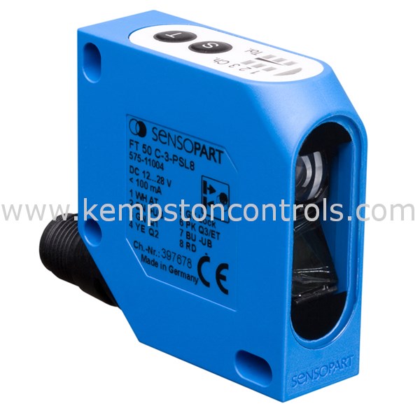 Sensopart FT 50 C-1-PSL8 SENSOPART COLOUR SENSOR 32MM SPOT 4MM TECH-IN ...