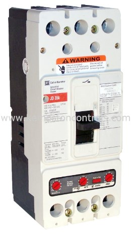 Eaton JD3200 EATON TYPE JD BREAKER 3P 200A 600VAC MAX 18KAIC @ 600V ...