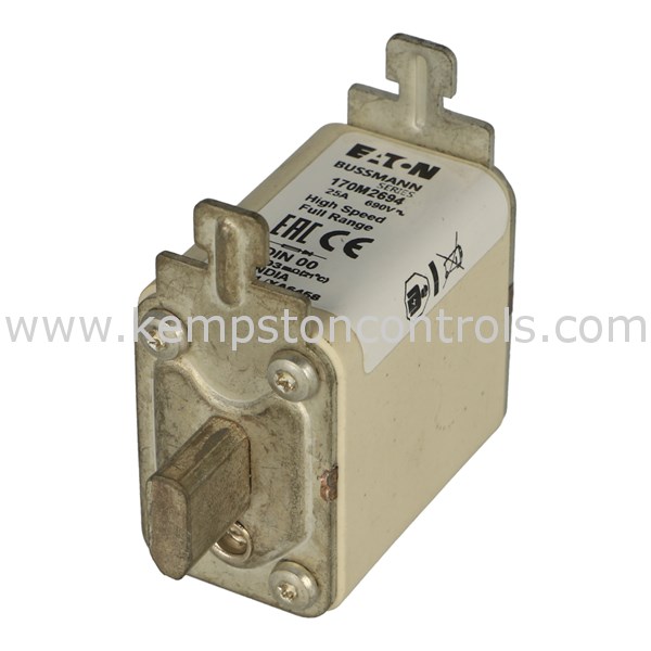 Bussmann 170M2694 BUSSMANN FUSE 25A 690V NH00 GR | Kempston Controls