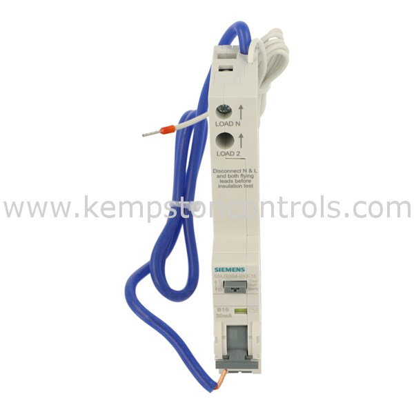 Siemens 5SU9304-0KK16 SIEMENS 10KA 1P+N RCBO B16 30MA TYPEAC | Kempston Controls