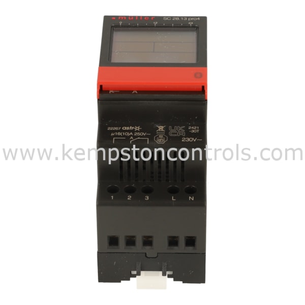 Hugo Muller SC28.13PRO MULLER TIMESWITCH, PRO, PROGRAMMABLE, 24 H, 7 ...