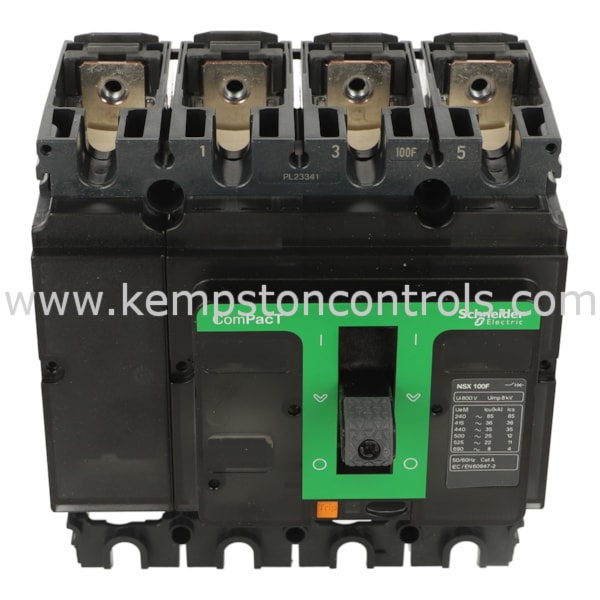 Schneider C10F4 SCHNEIDER CIRCUIT BREAKER BASIC FRAME, 36KA AT 415V AC, 50/60HZ, 100A, WITHOUT ...